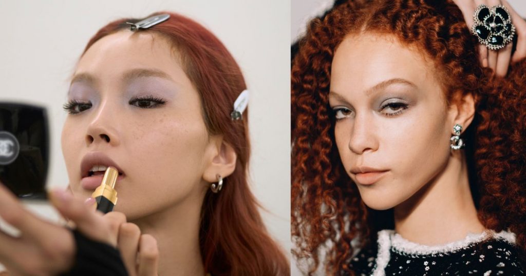 How to recreate the Frosted Eye Makeup from Chanel AW 23-24 | Notorious-mag