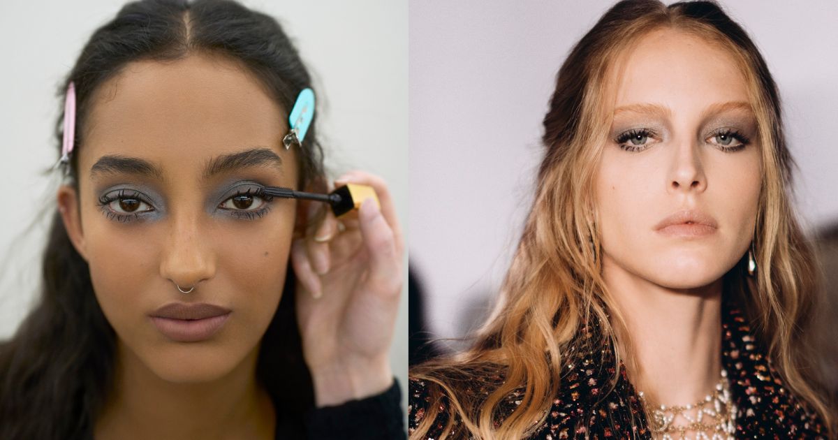 How to recreate the Frosted Eye Makeup from Chanel AW 23-24 | Notorious-mag